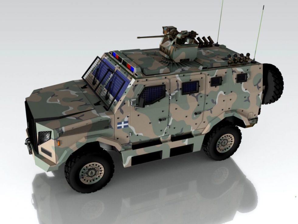 EODH “HOPLITE” | The Greek 4 × 4 armored vehicle was presented before ...