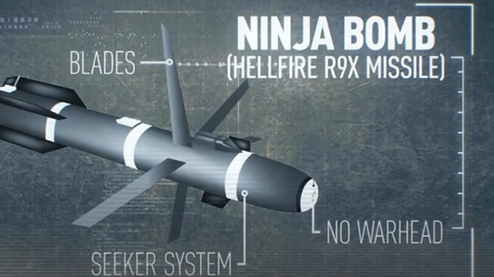 AGM-114R9X | The "ninja sword" Hellfire missile | DEFENCE ReDEFiNED | News on Defence, Security ...