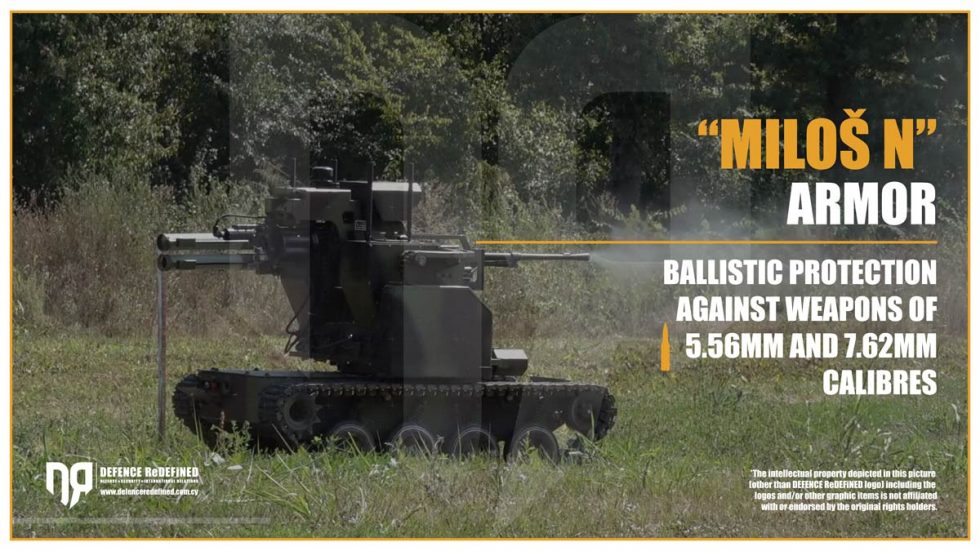 The unmanned ground vehicle "Small Milos" in the service of the Serbian ...