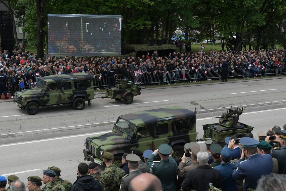 The unmanned ground vehicle "Small Milos" in the service of the Serbian ...