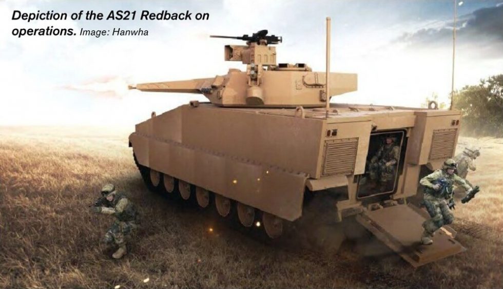 Australia | Hanwha Defense-led team launches AS21 Redback IFV - VIDEO ...