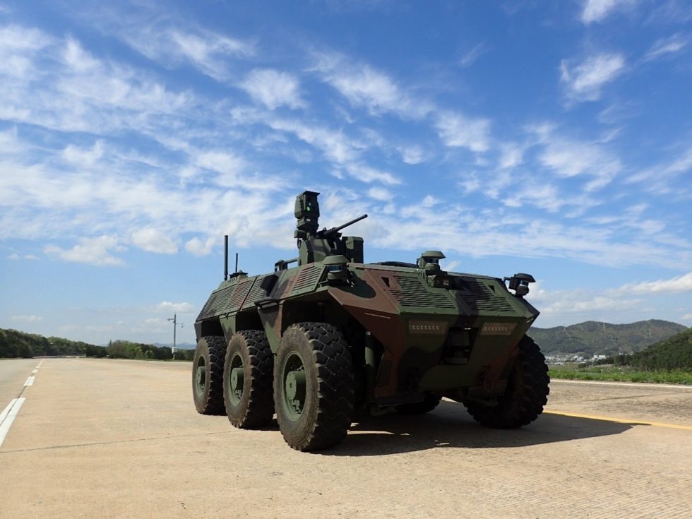 Hanwha Defense | Completion of 6x6 Unmanned Surveillance Vehicle ...