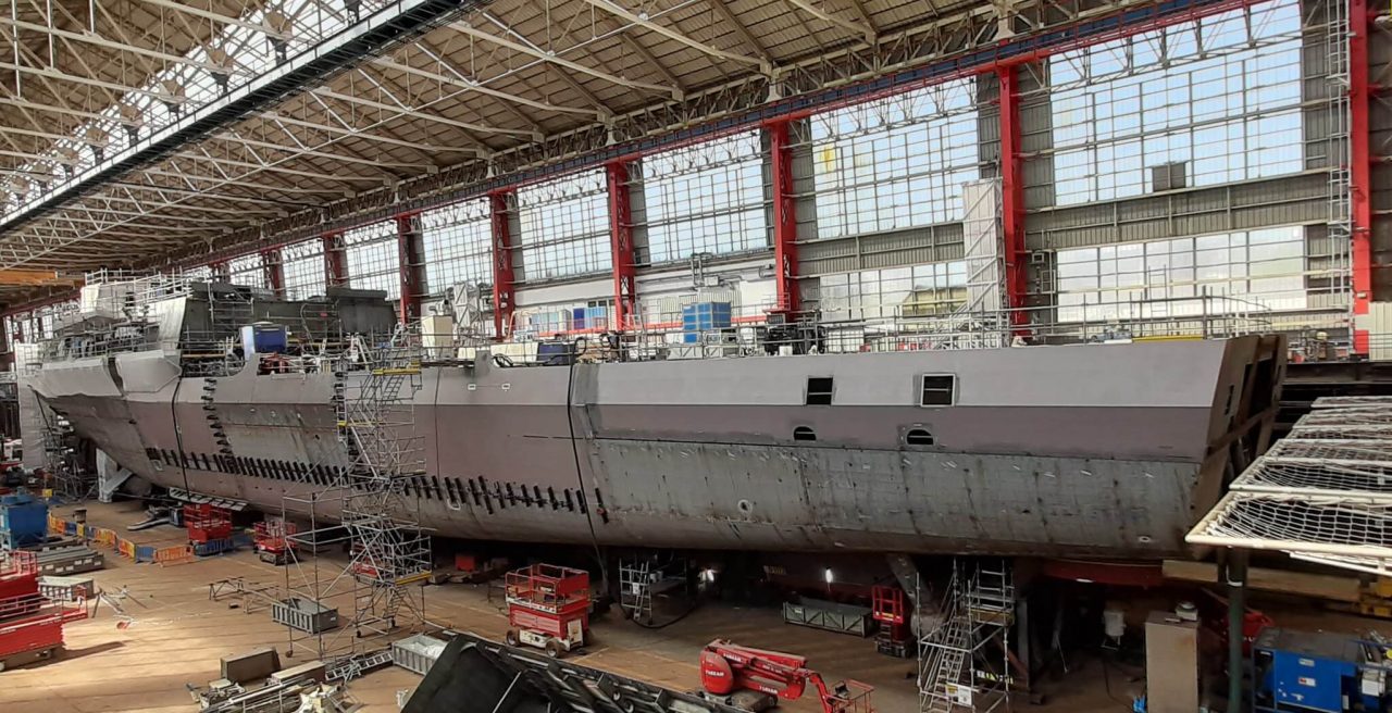 Naval Group | Work on the 1st FDI is rapidly progressing | DEFENCE ...