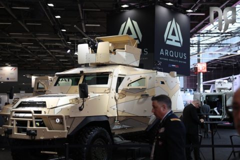 ARQUUS DEFENSE | Dynamic presentation at EUROSATORY with innovative combat vehicles, familiar to ...