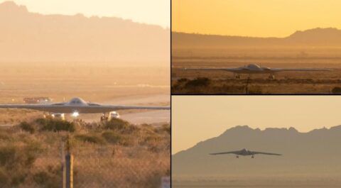 USAF | Maiden flight of the new B-21 Raider stealth bomber - VIDEO ...