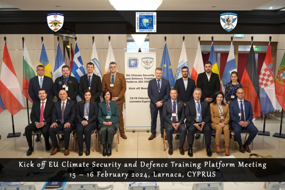 EDA | The EU Climate Security and Defence Training Platform meeting in ...