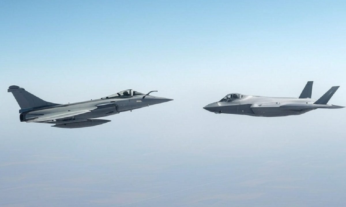 Rafale vs F-35 | The French Fighter "Shot Down" the US Stealth Fighting Aircraft in a Dogfight